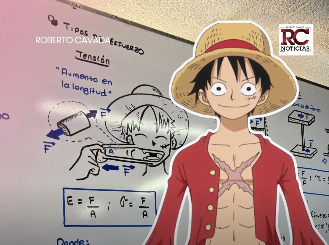 Profesor mexicano usa One Piece para enseñar física